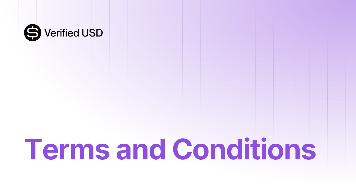 Terms and Conditions | USDV