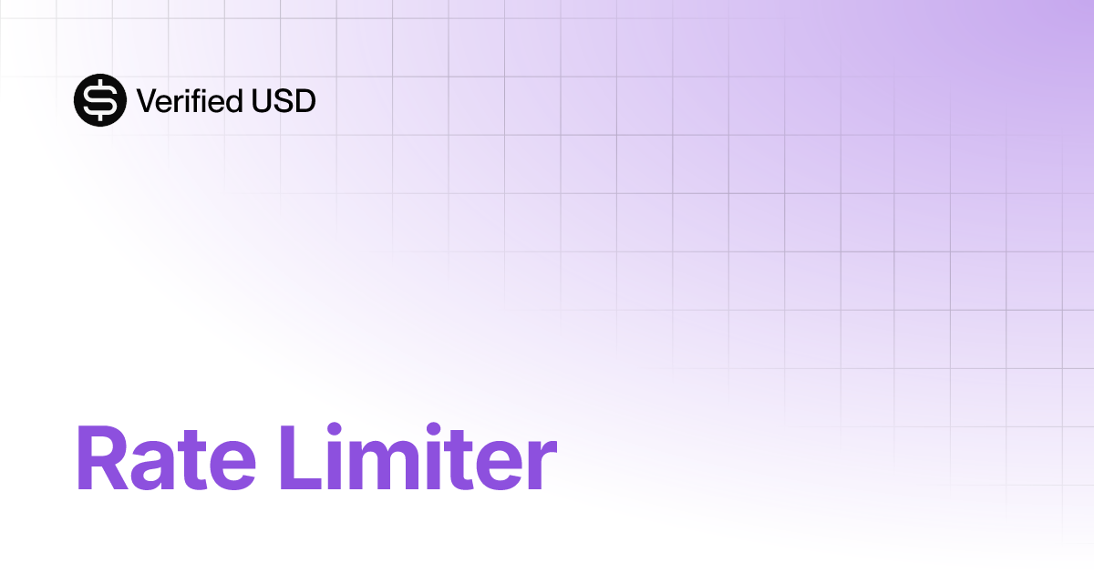 Rate Limiter | USDV