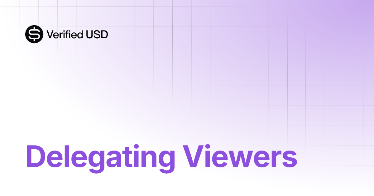 Delegating Viewers | USDV